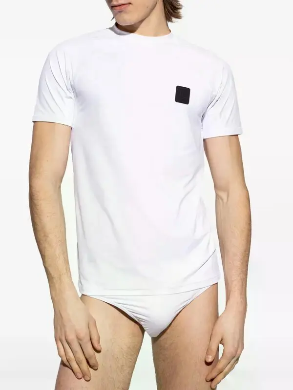 Balmain Logo-patch T-shirt