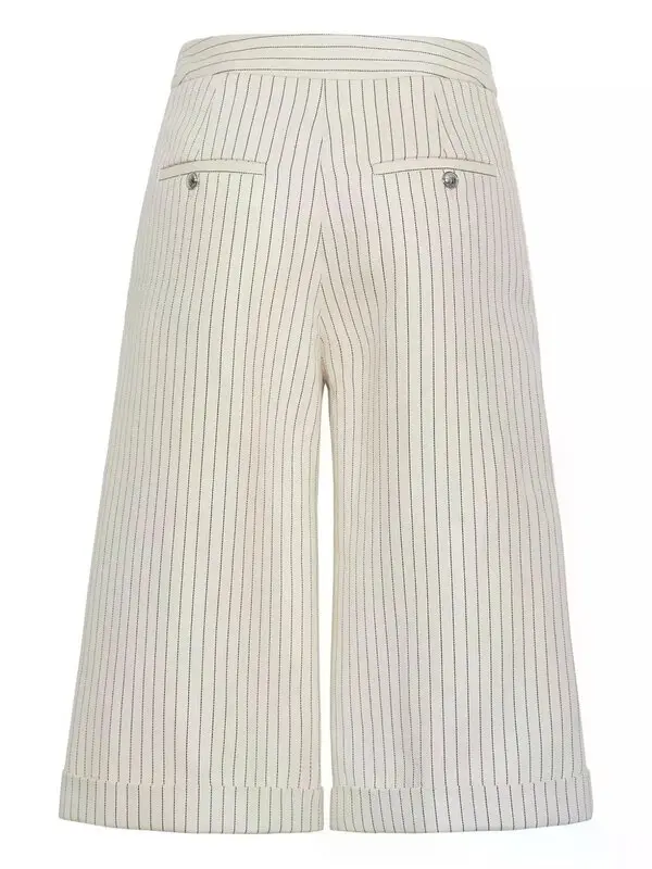 Adam Lippes Pinstripe Twill Shorts