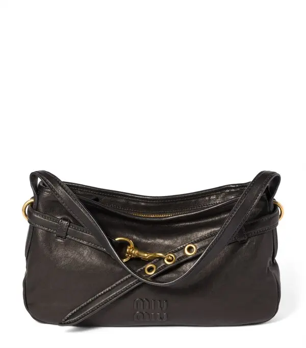 Miu Miu Nappa Leather Aventure Shoulder Bag