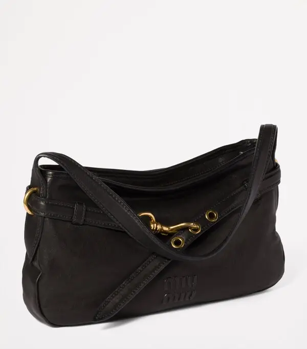 Miu Miu Nappa Leather Aventure Shoulder Bag