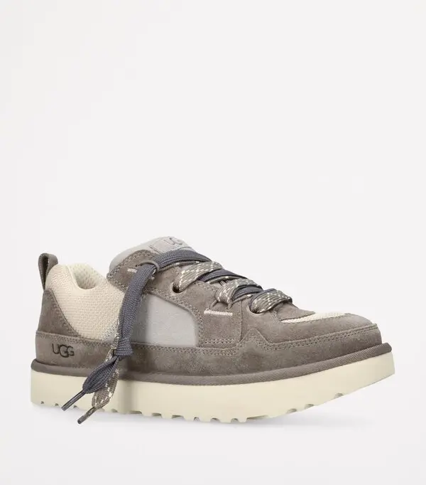 UGG Lowmel Suede Lace-up Sneakers - Brown