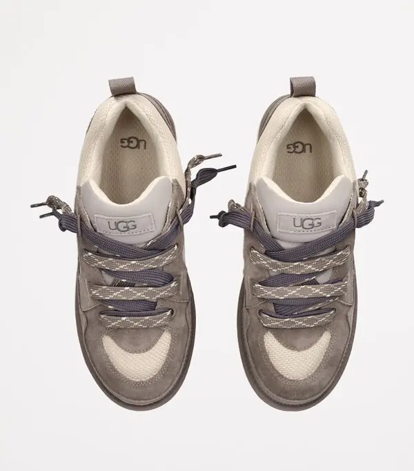 UGG Lowmel Suede Lace-up Sneakers - Brown