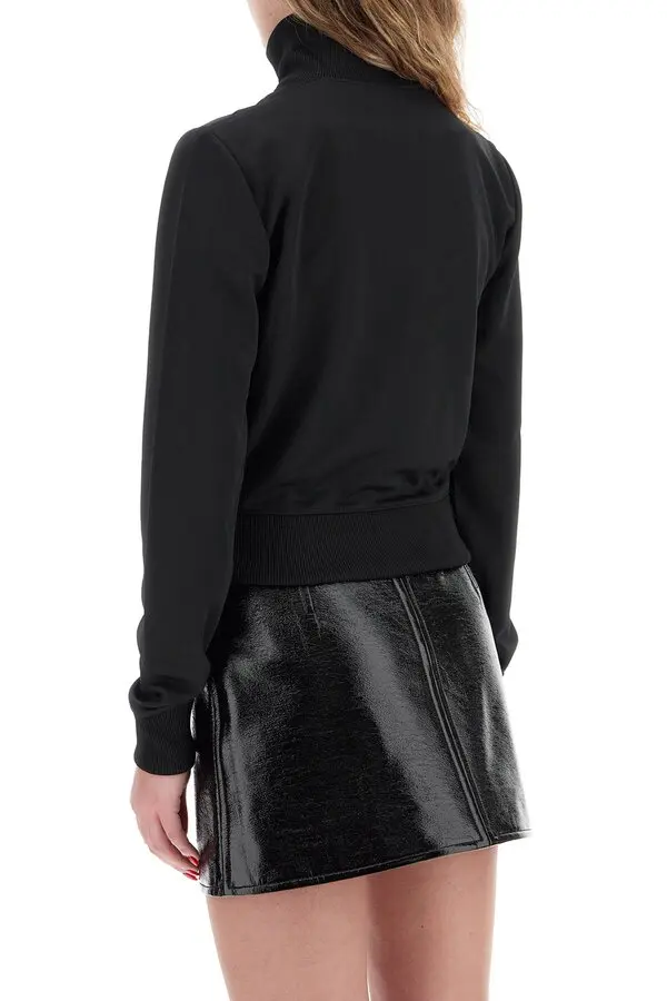 Courreges Interlock Track Sweatshirt In Black - 33% Off