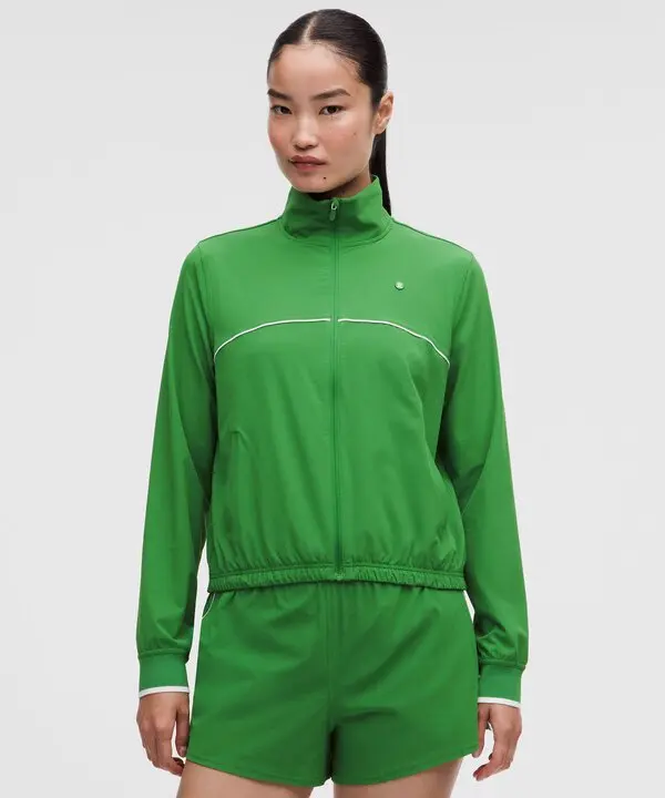 Lululemon Court Rival Tennis Track Jacket - Chameleon/white