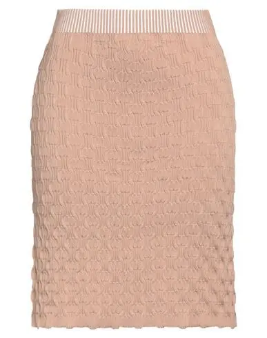 NADIA WIRE Flared Mini Skirt - Beige