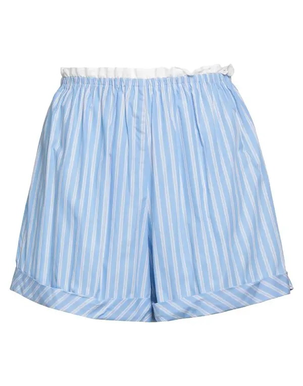 Sandro Striped Cotton Blend Bermuda Shorts