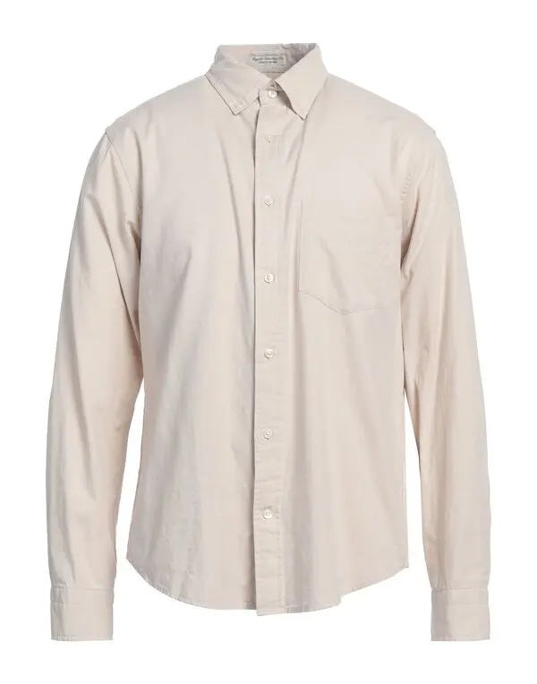 Gant Shirt Size Organic Cotton - Beige