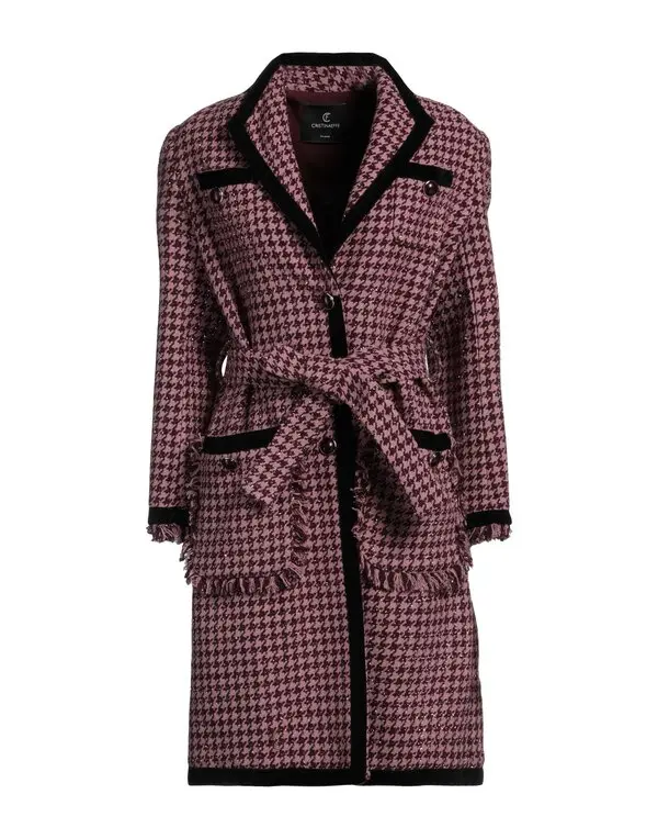 CRISTINAEFFE Belted Tweed Coat