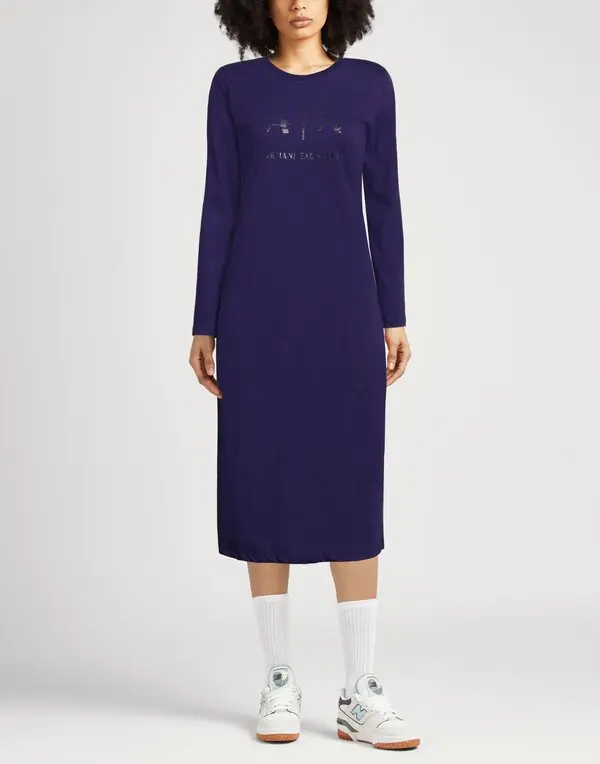 armani exchange purple dress ARMANI EXCHANGE Purple Women's Sequin Dress