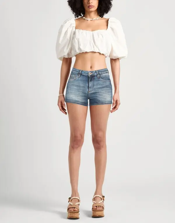 Armani Exchange Denim Hot Pants - Blue