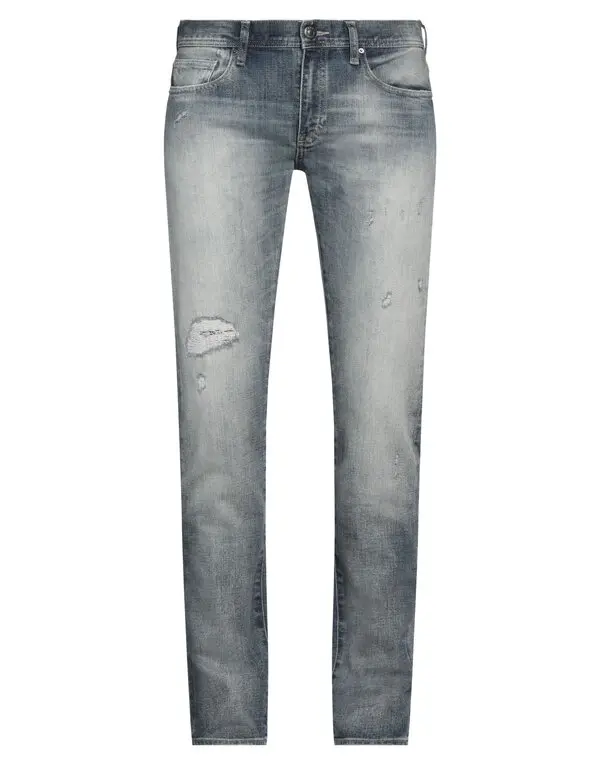 Armani Exchange Skinny Jeans With Distressed Details