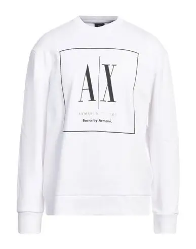 Armani Exchange Cotton-elastane Sweatshirt - White