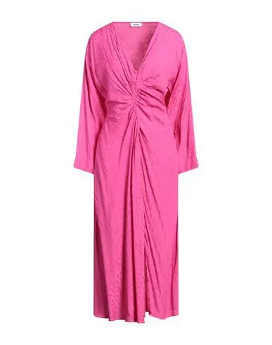 Sandro Midi Dress Size Viscose, Polyester