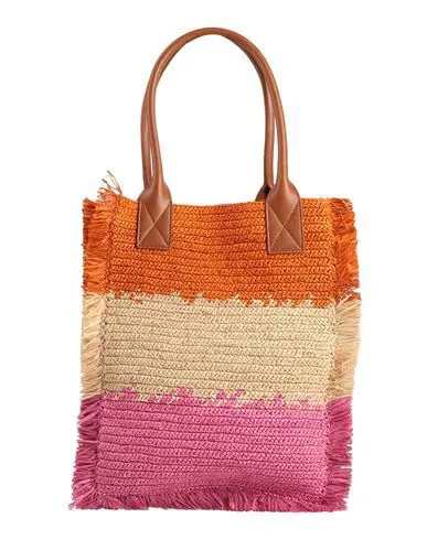 Sandro Shopper Bag With Leather Details