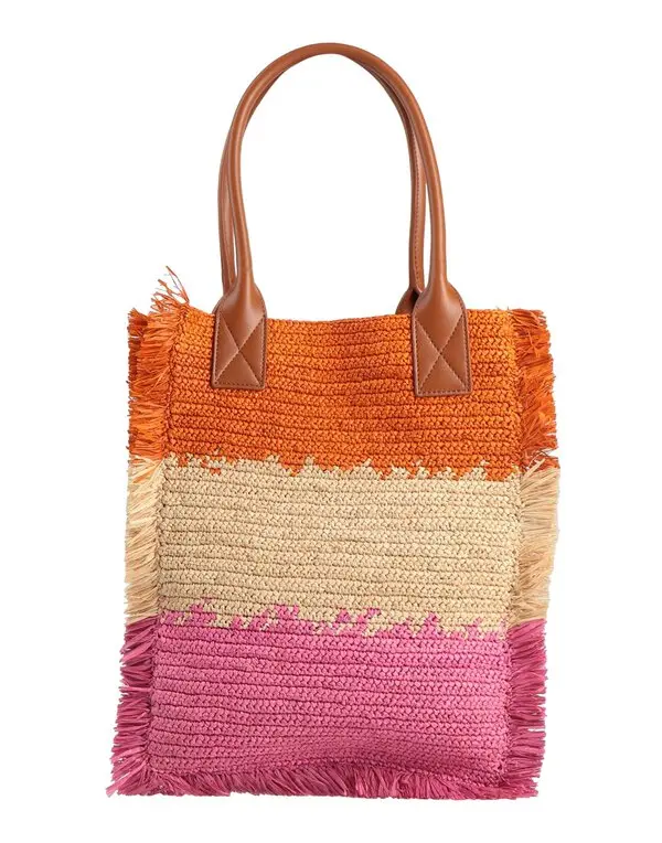 Sandro Shopper Bag With Leather Details