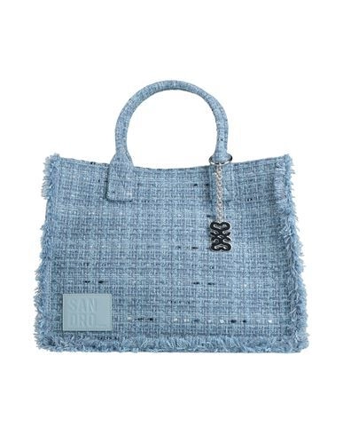Sandro Tweed Shopper Bag - Azure