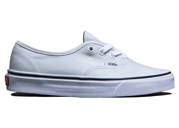 VANS Authentic Lace Up Sneakers - True White