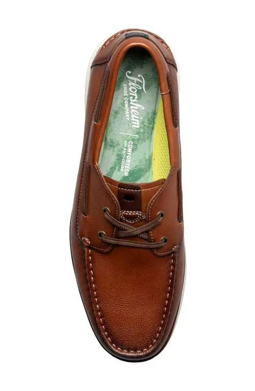 Florsheim Tropics Boat Shoe - Cognac
