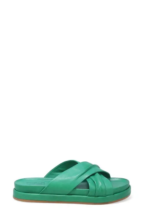 Miz Mooz Talisa Leather Slide Sandal - Green