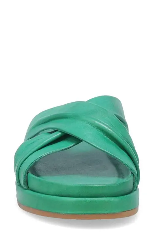 Miz Mooz Talisa Leather Slide Sandal - Green