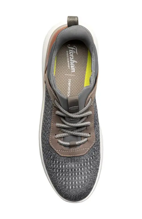 Florsheim Fleet Knit Elastic Sneakers - Gray