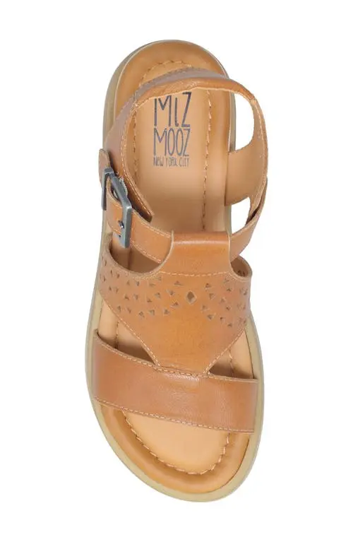 Miz Mooz Chessy Leather Sandals - Brandy
