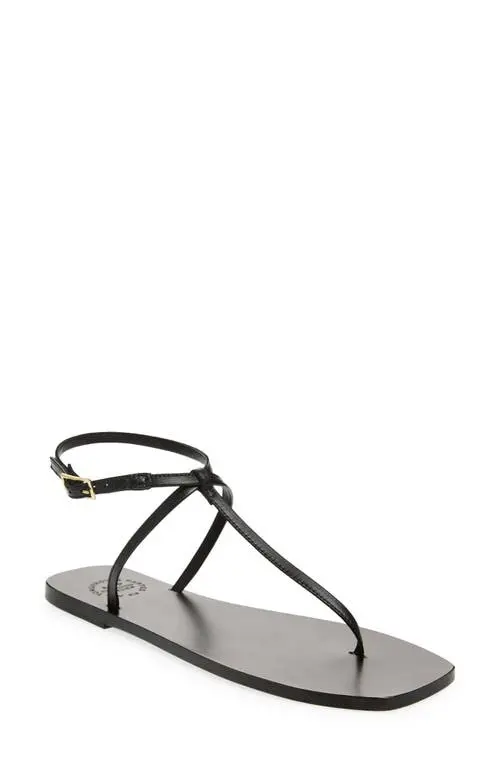 ATP ATELIER Alassia T-strap Sandals - Black