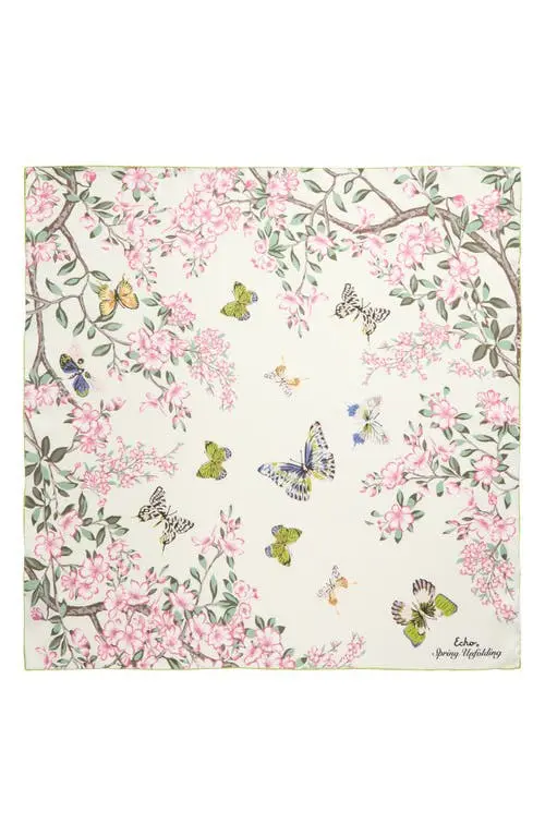 Echo Spring Unfolding Silk Square Scarf