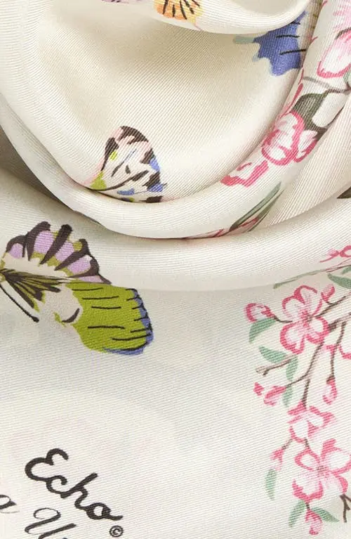 Echo Spring Unfolding Silk Square Scarf