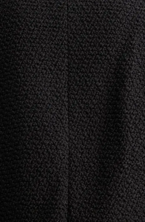 Dolce & Gabbana Bejeweled Button Crop Bouclé Tweed Jacket - Nero
