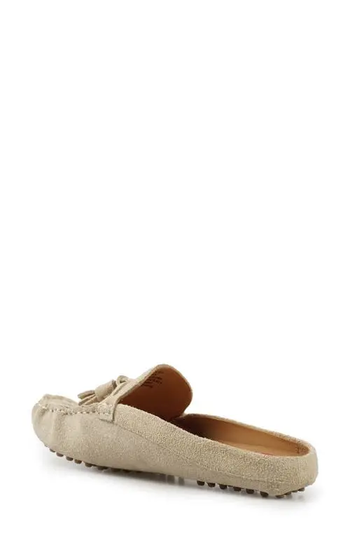 NATIONAL COMFORT Tassel Mule - Natural Suede