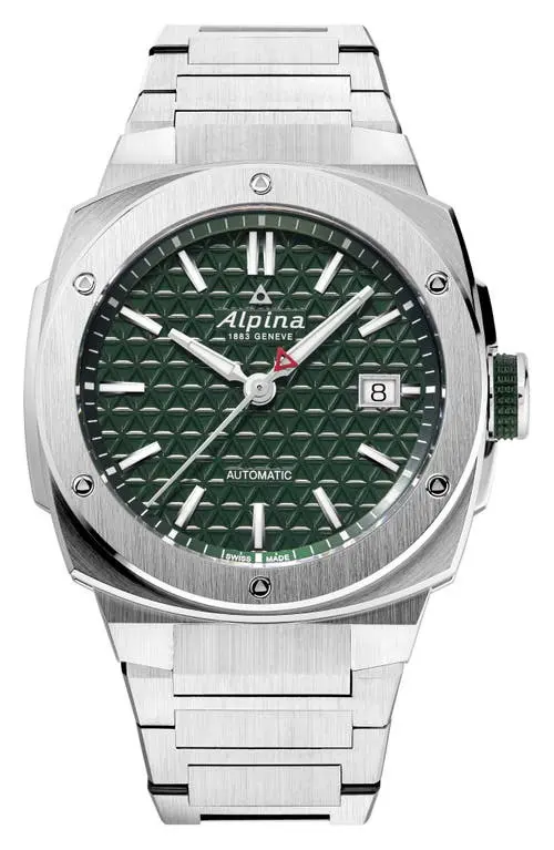 ALPINA Extreme Automatic Bracelet Watch - Silverone