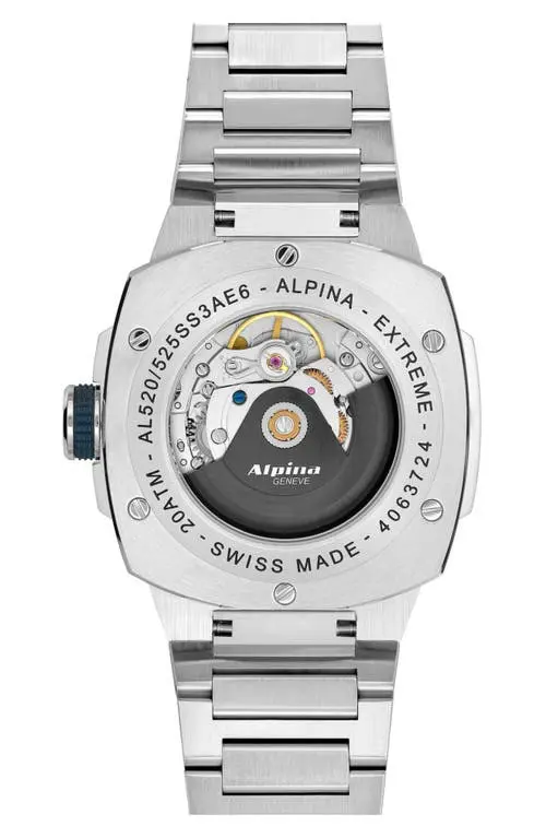 ALPINA Extreme Automatic Bracelet Watch - Silver-tone