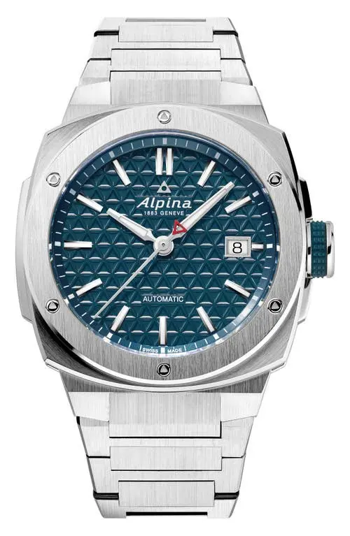 ALPINA Extreme Automatic Bracelet Watch - Silverone