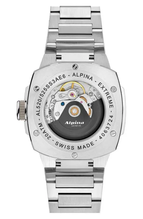 ALPINA Extreme Automatic Bracelet Watch - Silver-tone