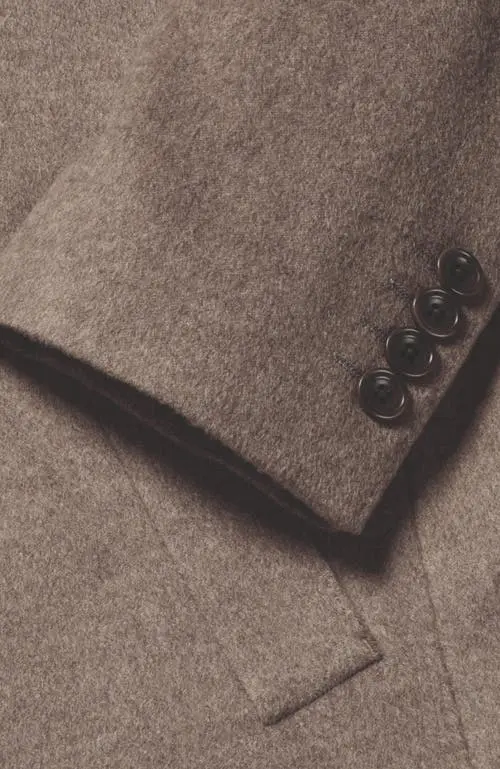 CHARLES TYRWHITT Pure Wool Overcoat - Oatmeal