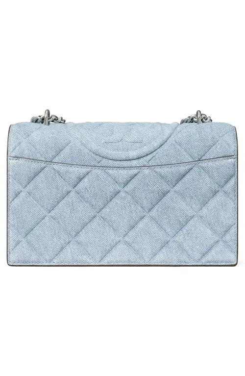 Tory Burch Fleming Convertible Shoulder Bag - Denim