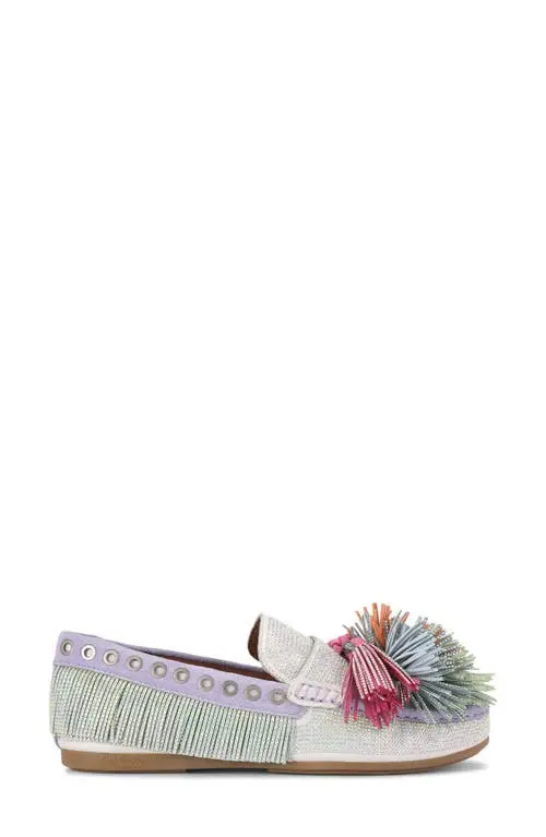 Kurt Geiger Crystal Embellished Pompom Loafer - Mult/other