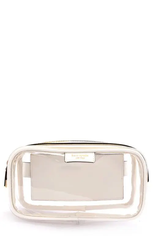 Kate Spade New York Clear Belt Bag - Clear/ True White