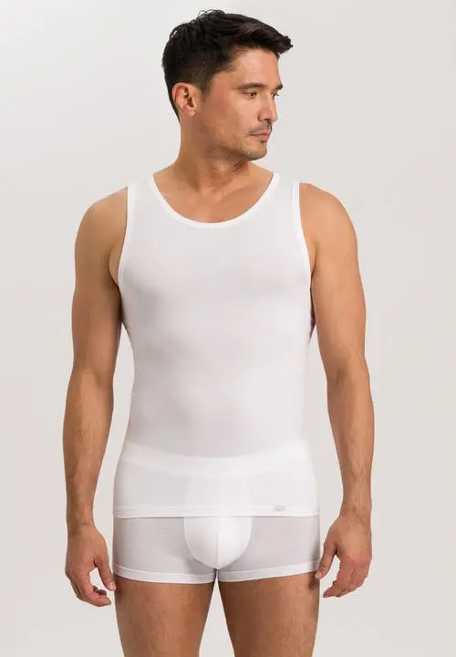 Hanro Natural Function Tencel™ And Cotton Tank Top - White