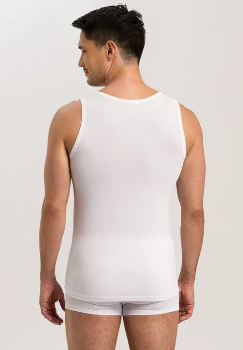 Hanro Natural Function Tencel™ And Cotton Tank Top - White
