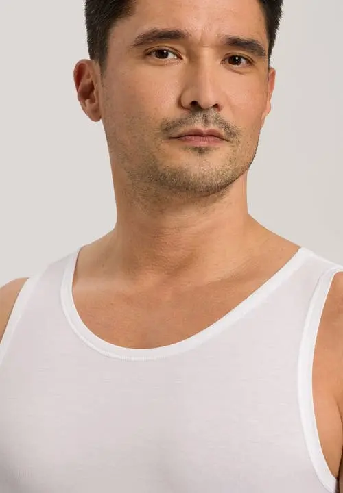 Hanro Natural Function Tencel™ And Cotton Tank Top - White