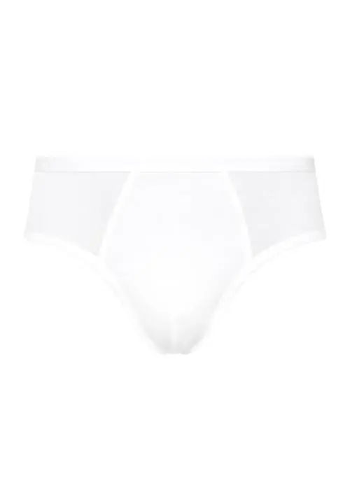 Hanro Cotton Pure Cotton Brief - White