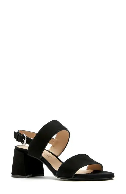 La Canadienne Flemming Sandal - Black Suede