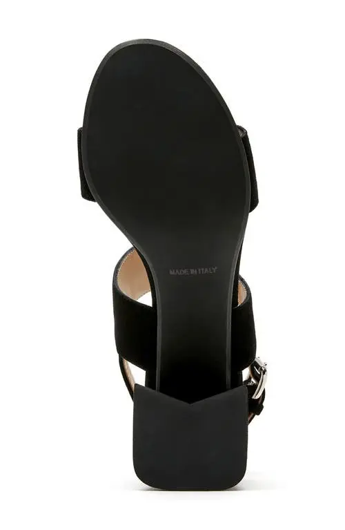 La Canadienne Flemming Sandal - Black Suede