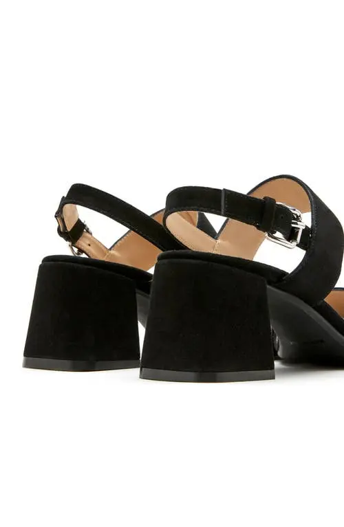 La Canadienne Flemming Sandal - Black Suede