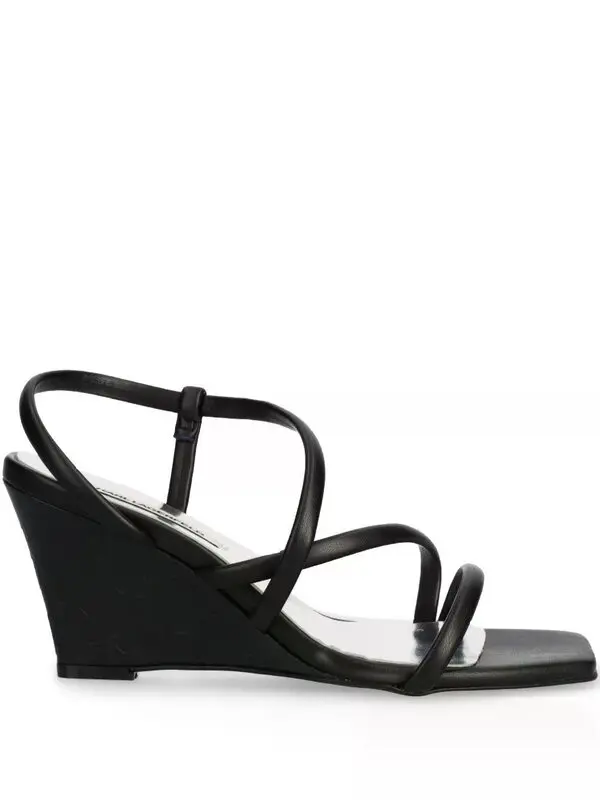 Karl Lagerfeld Leather Strappy Sandals