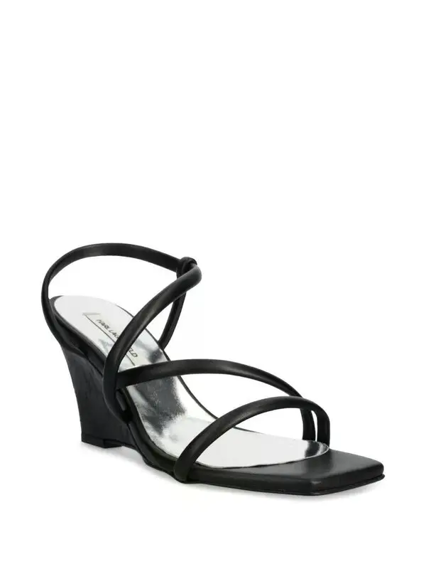 Karl Lagerfeld Leather Strappy Sandals