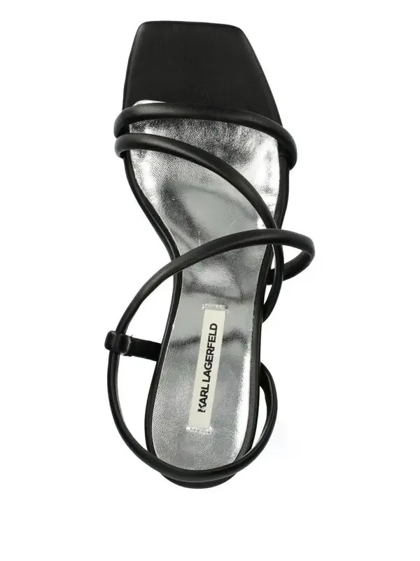Karl Lagerfeld Leather Strappy Sandals