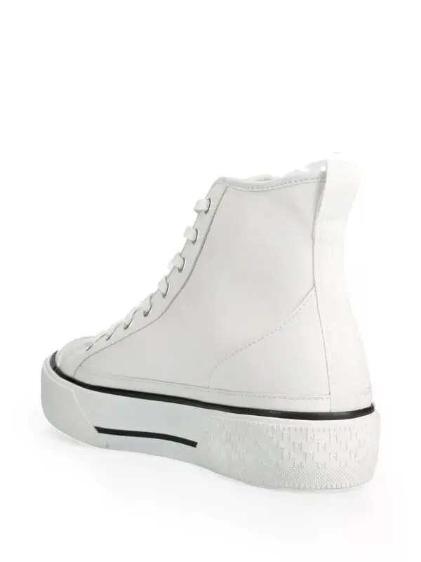 Karl Lagerfeld Leather High-top Sneakers